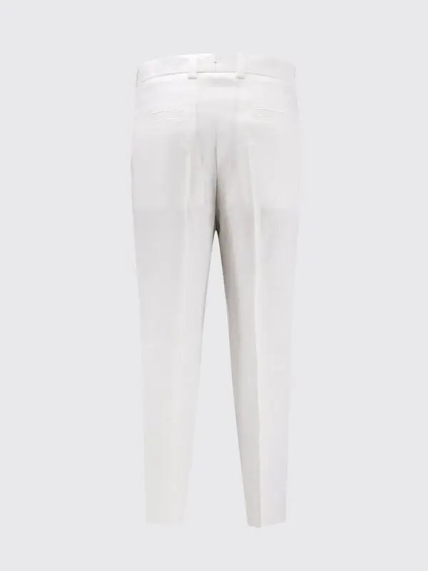 BOSS Slim Fit Tailored Trousers In 100% Linen