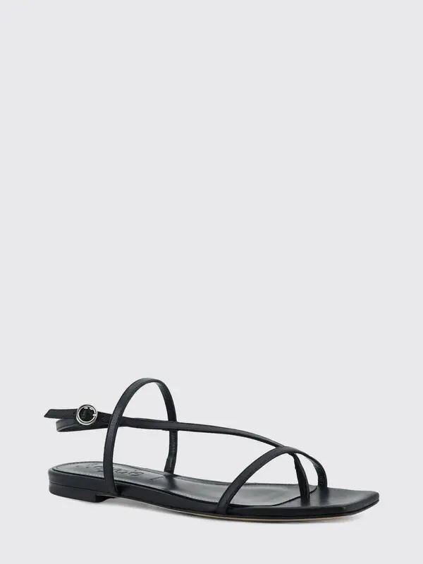 AeydĒ Smooth Leather Slingback Sandals
