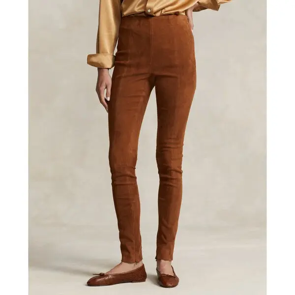 Ralph Lauren Lambskin Suede Pant