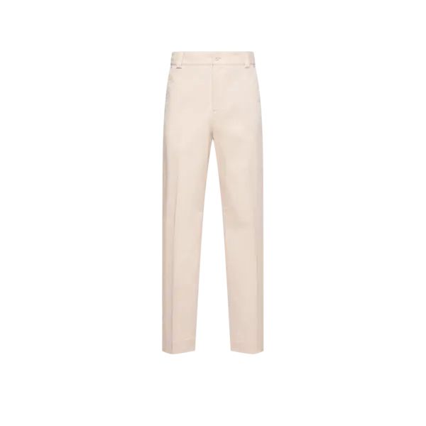 Moncler Tailored Cotton Trousers - White