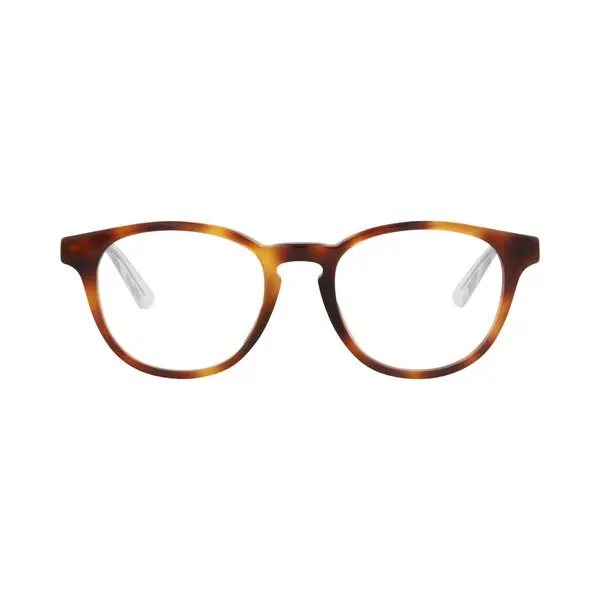 Gucci Round-frame Acetate Optical Frames 'havana/transparent