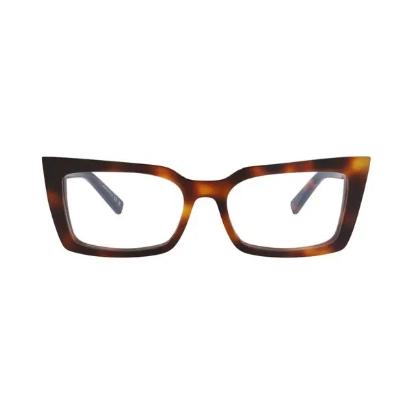 Saint Laurent Cat Eye-frame Acetate Optical Frames 'havana/transparent
