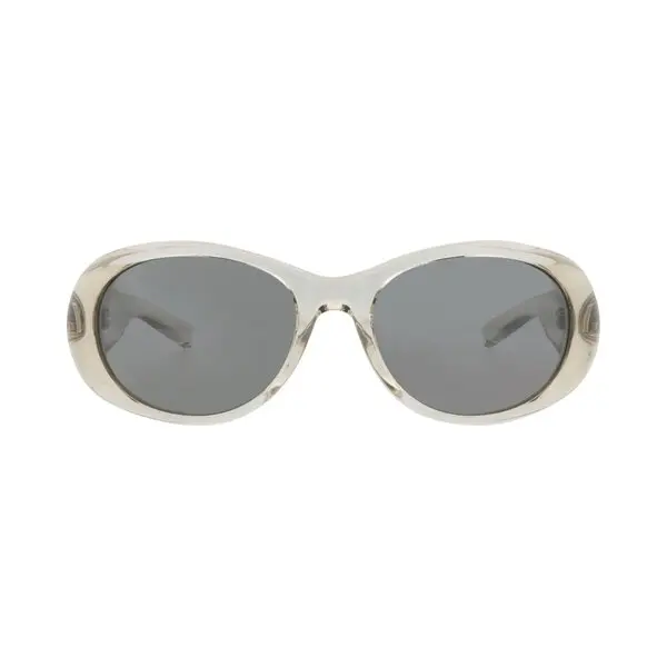 Saint Laurent Round-frame Bio Injection Sunglasses 'beige/silver