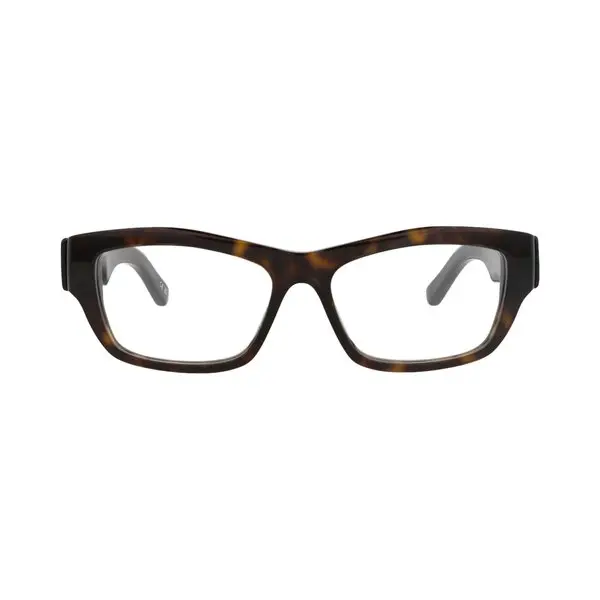 Balenciaga Square-frame Recycled Acetate Optical Frames 'havana/transparent