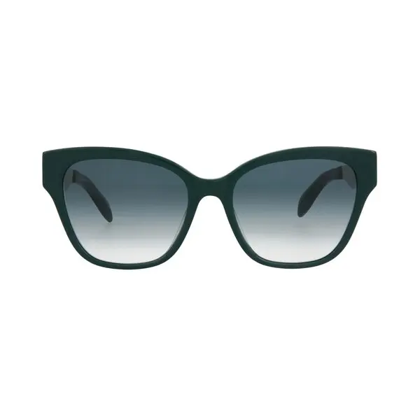 Alexander McQueen Cat Eye-frame Acetate Sunglasses /silver/grey