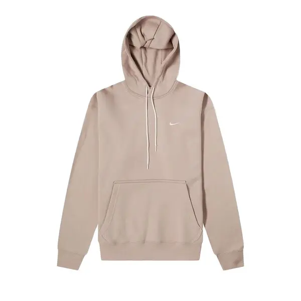 Nike Solo Swoosh Hooded Sweatshirt 'malt/white