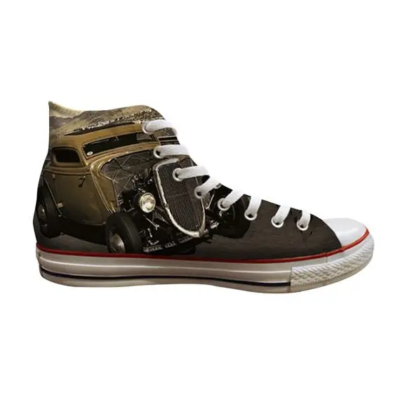CONVERSE Chuck Taylor All Star Hi Top 'hot Rod' Printed High Top Sneakers - Grey