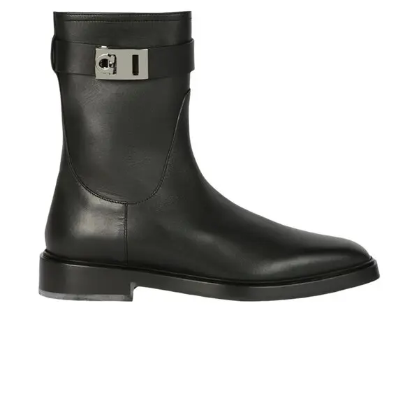 FERRAGAMO Wmns Hug Buckle Ankle Boot