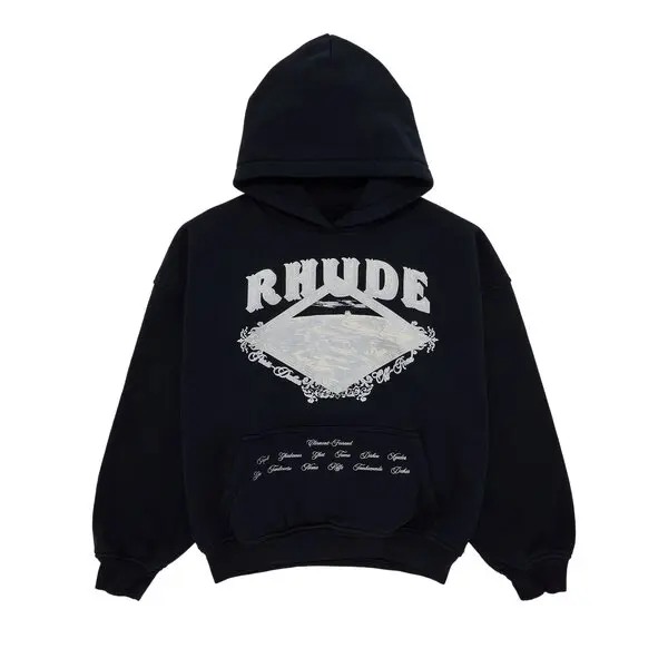 Rhude Dakar Convoy Hoodie /silver