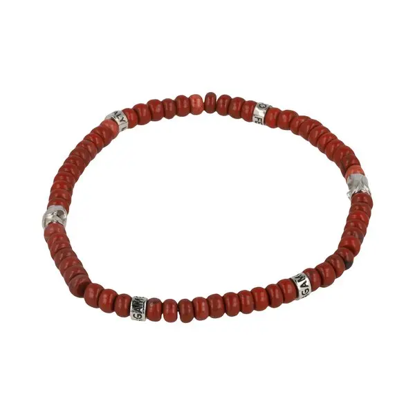 FERRAGAMO Hawk Eye Beadstone Bracelet