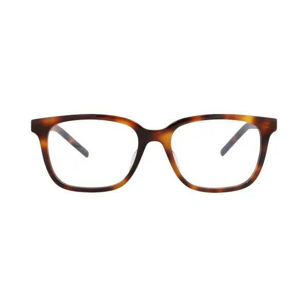 Saint Laurent Square-frame Recycled Acetate Optical Frames 'havana/transparent