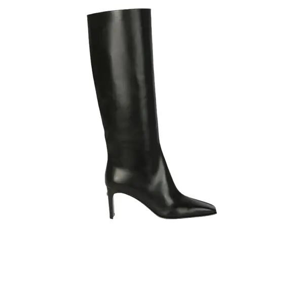 FERRAGAMO Wmns Cimelina Knee-high Boot - Black