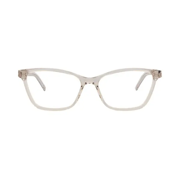Saint Laurent Cat Eye-frame Recycled Acetate Optical Frames 'nude/transparent