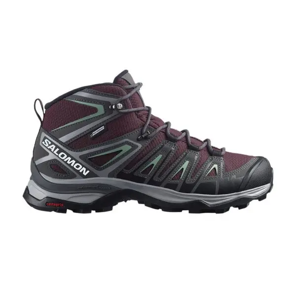 SALOMON Wmns X Ultra Pioneer Mid Cswp 'wine Tasting Granite Green - Purple