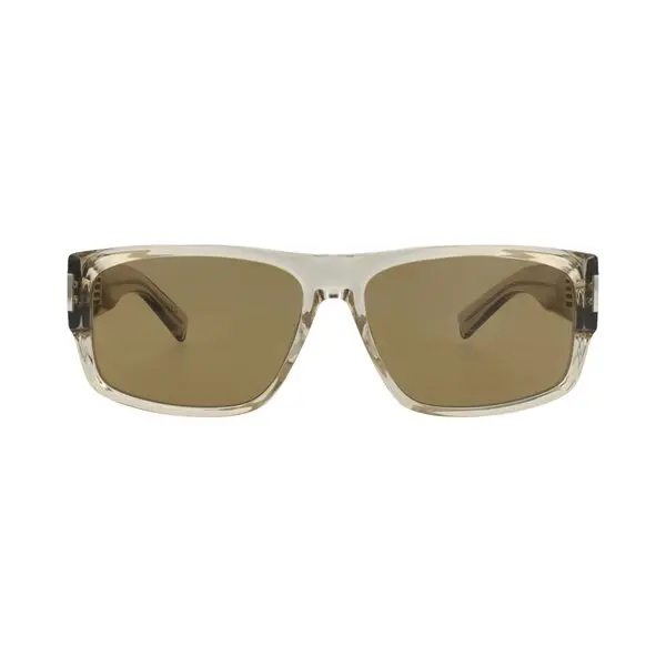Saint Laurent Square-frame Recycled Acetate Sunglasses 'beige/brown