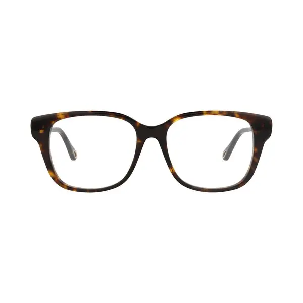 Chloé Square-frame Recycled Acetate Optical Frames 'havana/transparent