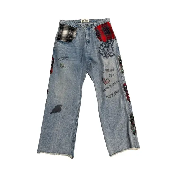 SATOSHI NAKAMOTO Nessa Pant Denim