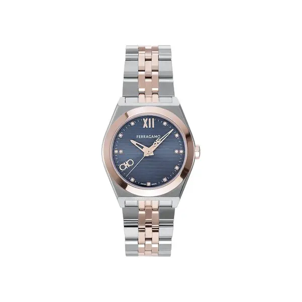 FERRAGAMO Vega New Diamond Watch 'two Tone