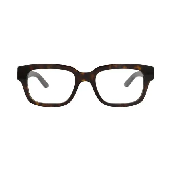 Alexander McQueen Square-frame Recycled Acetate Optical Frames 'havana/transparent