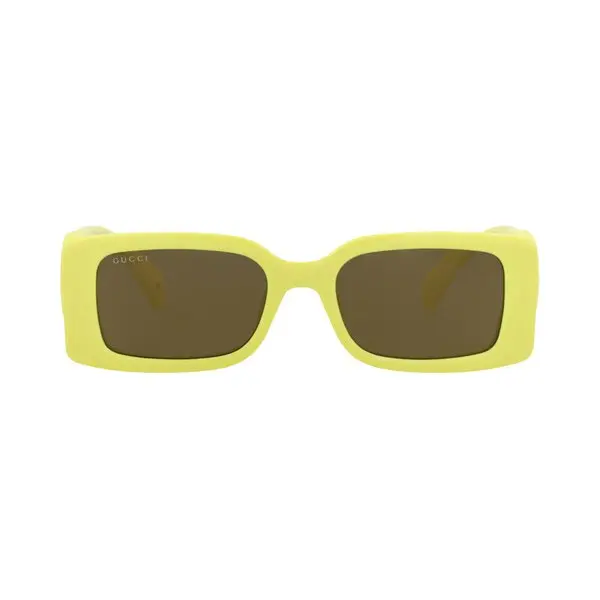 Gucci Square-frame Injection Sunglasses /brown