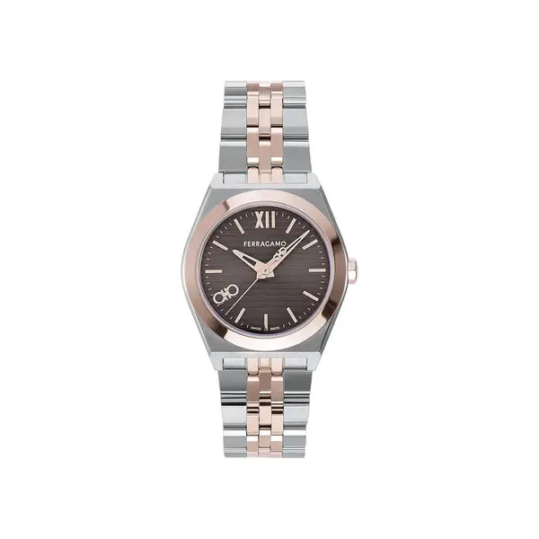 FERRAGAMO Vega New Bracelet Watch 'two Tone - Multicolor