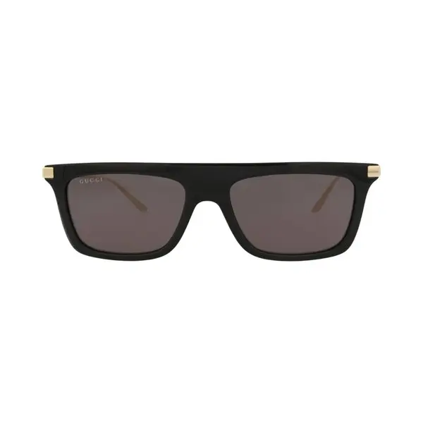 Gucci Square-frame Recycled Acetate Sunglasses /gold/grey
