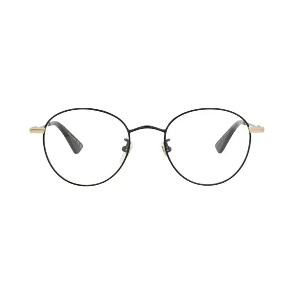 Gucci Round-frame Metal Optical Frames /gold/transparent