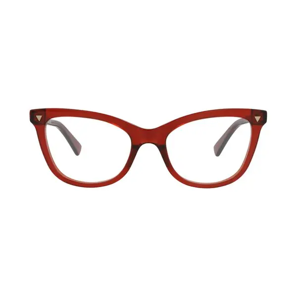 Bottega Veneta Cat Eye-frame Recycled Acetate Optical Frames 'burgundy/transparent