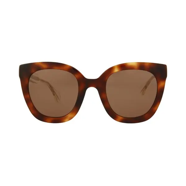 Gucci Cat Eye-frame Acetate Sunglasses 'havana/crystal