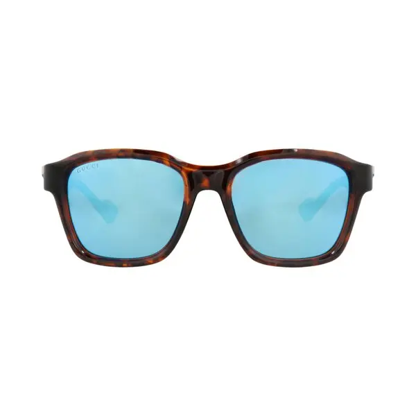Gucci Square-frame Injection Sunglasses 'havana/blue