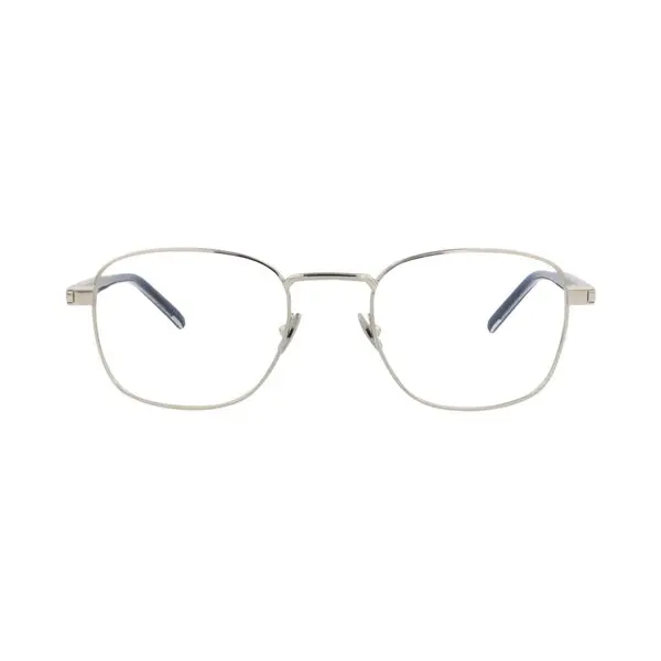 Saint Laurent Square-frame Metal Optical Frames /crystal/transparent