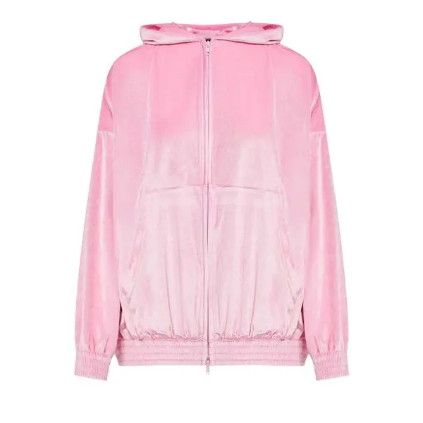 Balenciaga Bb Paris Zip-up Hoodie