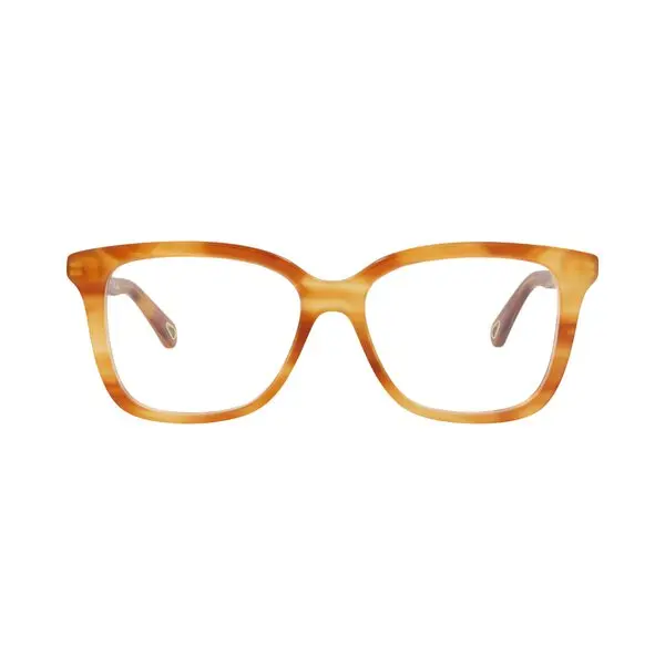 Chloé Square-frame Bio Acetate Optical Frames 'havana/transparent