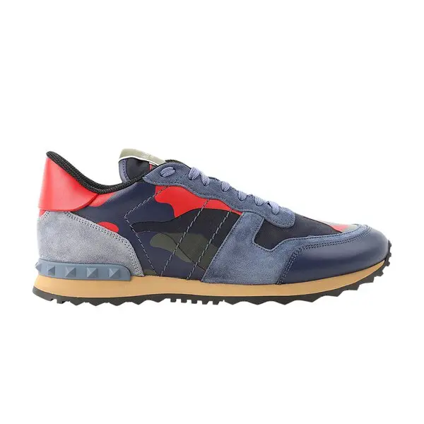 Valentino Garavani Rockrunner 'camo Marine Red - Blue