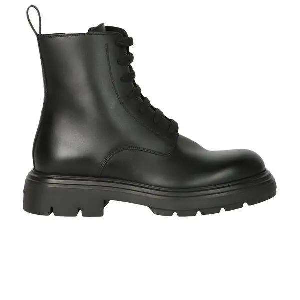 FERRAGAMO Wmns Dionne Leather Combat Boot