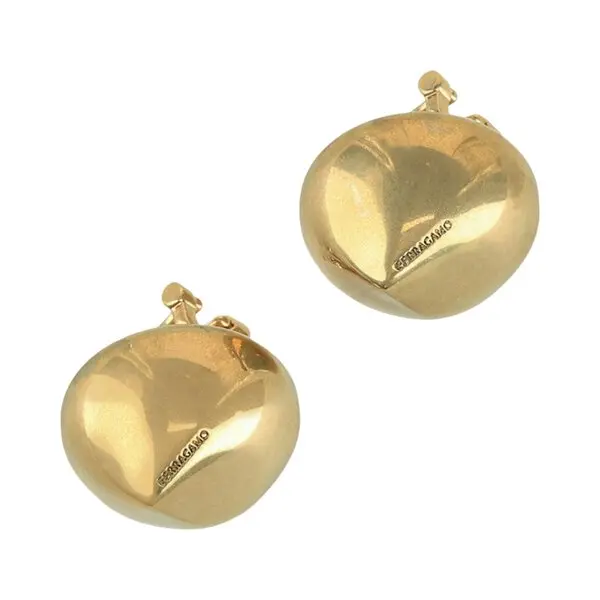 FERRAGAMO Small Sculptural Clip On Earrings - Multicolor
