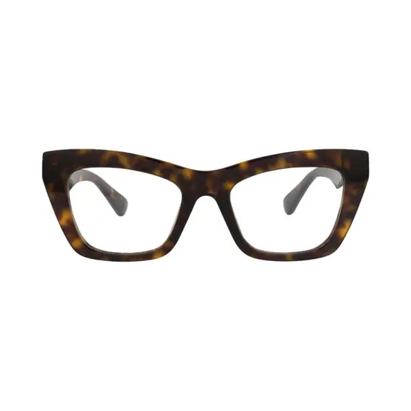 Bottega Veneta Cat Eye-frame Recycled Acetate Optical Frames 'havana/transparent