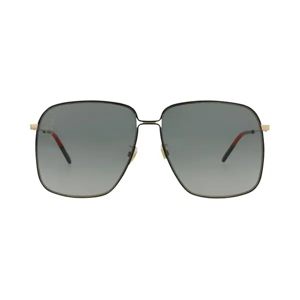 Gucci Square-frame Metal Sunglasses /grey