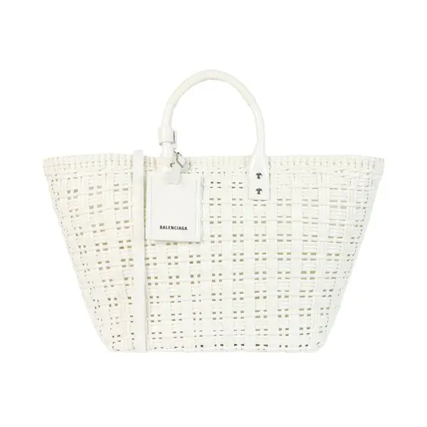 Balenciaga Bistro S Basket Top Handle Bag 'optic