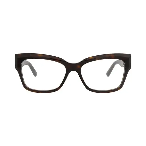 Balenciaga Square-frame Recycled Acetate Optical Frames 'havana/transparent