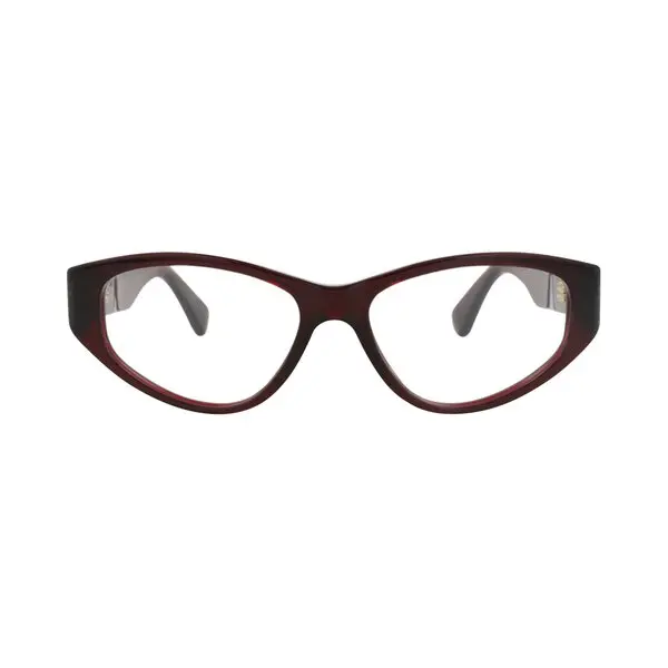 Bottega Veneta Cat Eye-frame Acetate Optical Frames 'burgundy/transparent
