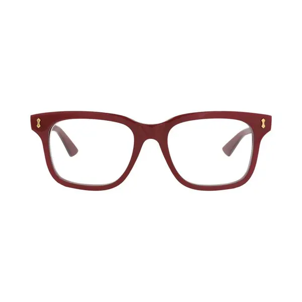 Gucci Square-frame Recycled Acetate Optical Frames 'burgundy/transparent