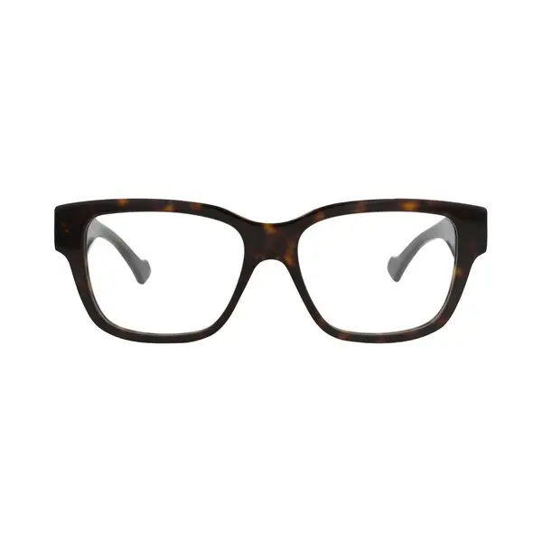 Gucci Square-frame Recycled Acetate Optical Frames 'havana/transparent