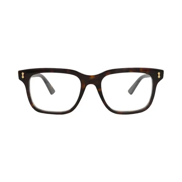 Gucci Square-frame Recycled Acetate Optical Frames 'havana/transparent