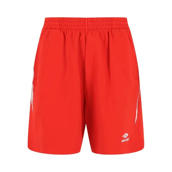 Balenciaga 3b Logo Sweat Shorts 'bright /white - Red