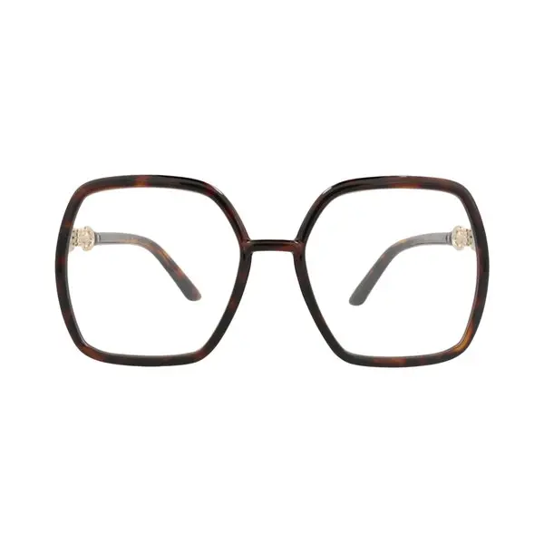 Gucci Square-frame Injection Optical Frames 'havana/transparent