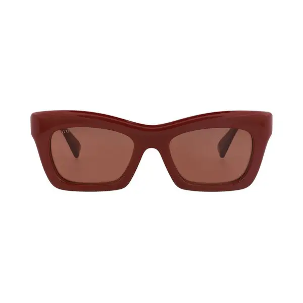 Gucci Cat Eye-frame Recycled Acetate Sunglasses 'burgundy/brown