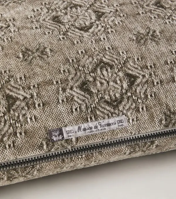 MAISON DE VACANCES Cotton-blend Jacquard Cushion