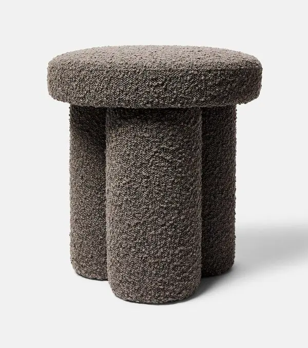 101 COPENHAGEN Big Foot Boucle Stool - Grey