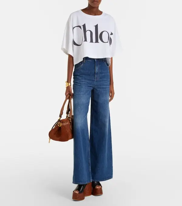 Chloé Paddington Suede Shoulder Bag - Brown